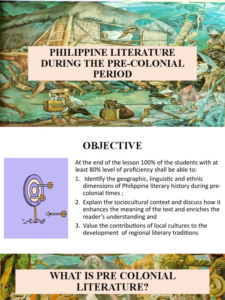 Pre-Colonial Philippine Literature Overview | PDF | Poetry | General ...