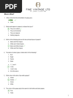 WSET Level 2 Practice Exam Answers | PDF | Wine | Phenolic Content In Wine