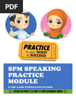 Collection of Speaking Question For 2024 SPM Trial | PDF