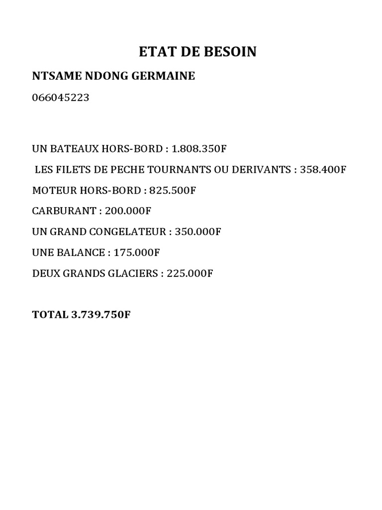 Etat de Besion | PDF