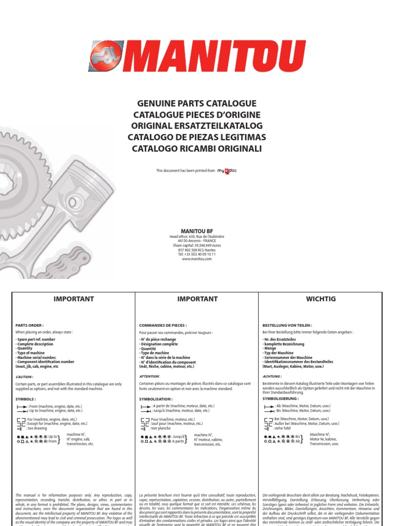 MT 932 SC E2 254204 Part | PDF