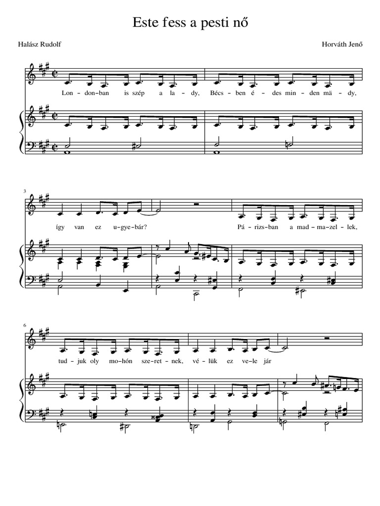 Este Fess A Pesti N Transz A DR PDF | PDF