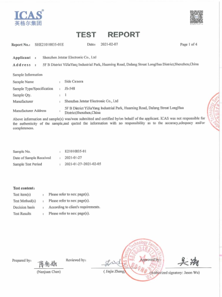 IP69K Testing Report | PDF