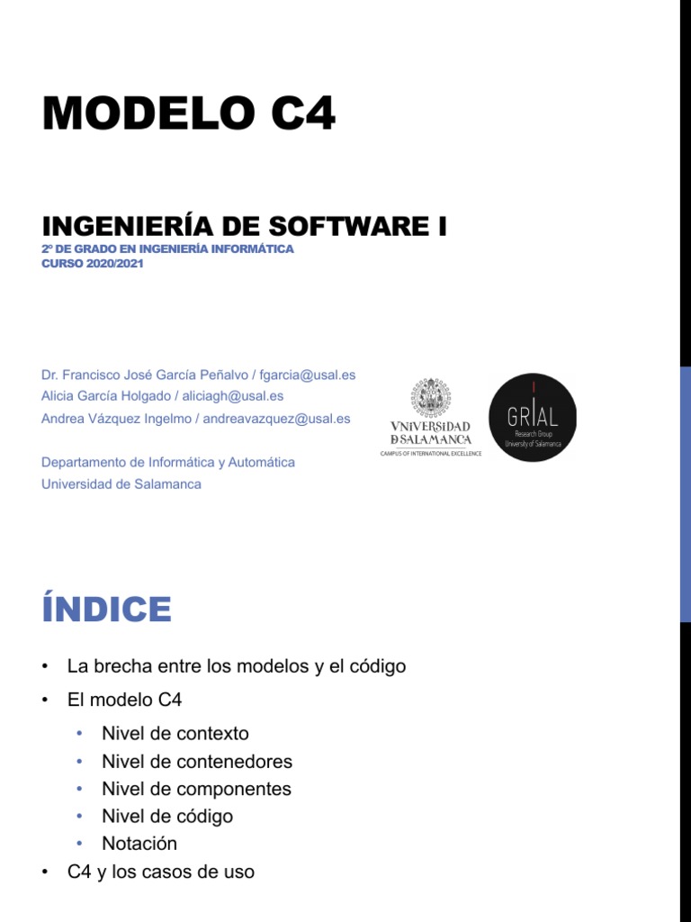 Modelo C4 en Ingeniería de Software | PDF | Caso de uso | Ingeniería de ...