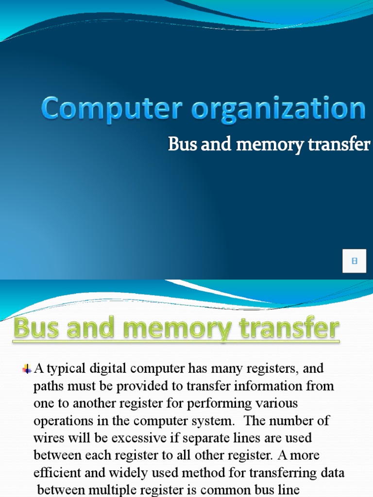 Computer Bus System Basics | PDF