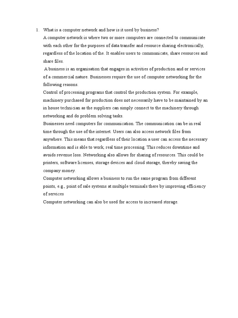 Ict Assignment 1 | PDF | Computer Network | Network Topology