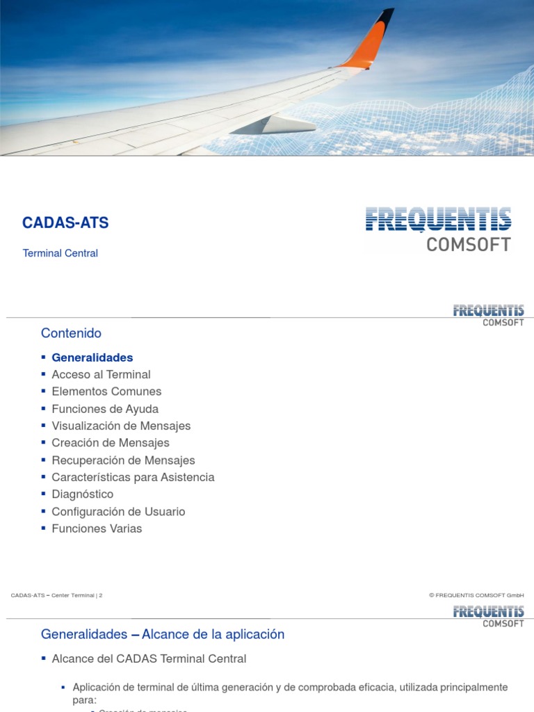 03 AR-EANA-AMHS CADAS-ATS TerminalCentral V1.1 Es | PDF | Contraseña ...