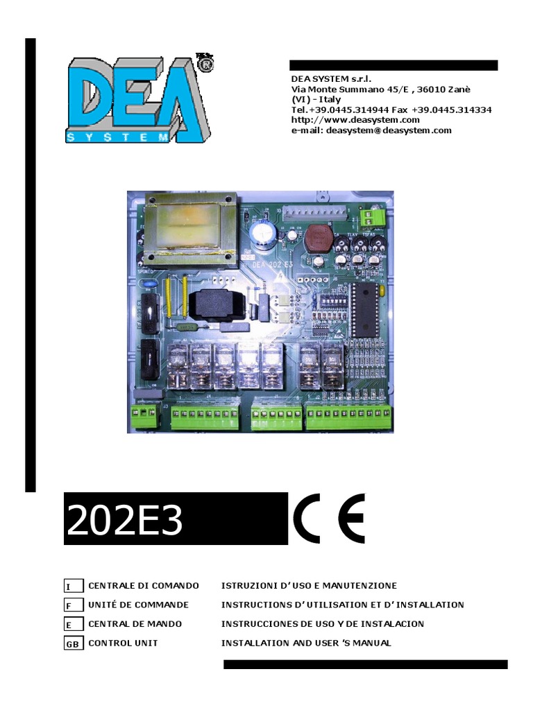 Dea 202e 3 PDF | PDF | Power Supply | Mains Electricity