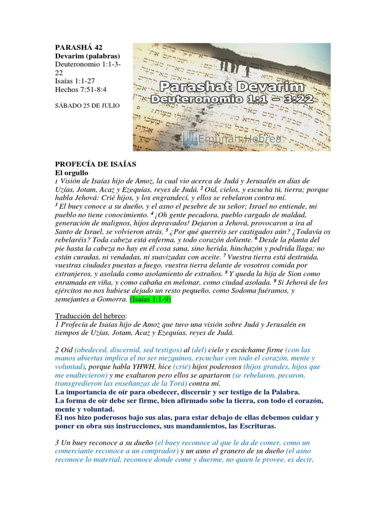 42 Devarim 42 Devarim Enzo Dominguez | PDF | Pecado | Jesús