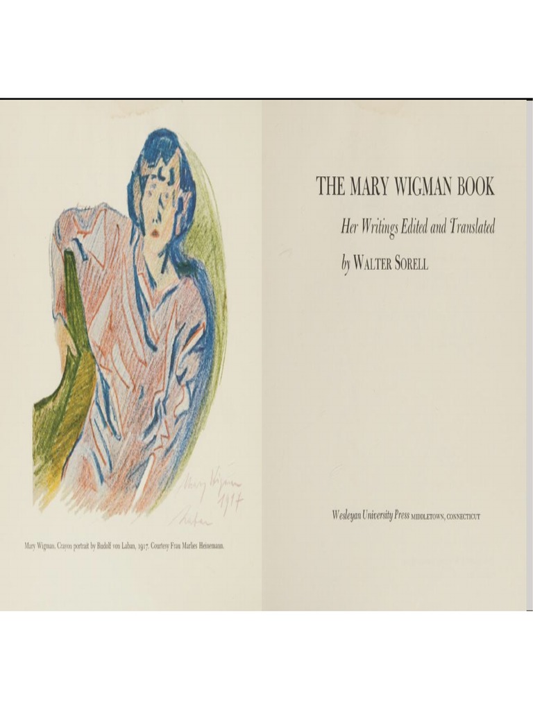 The Mary Wigman Book by Walter Sorell | PDF