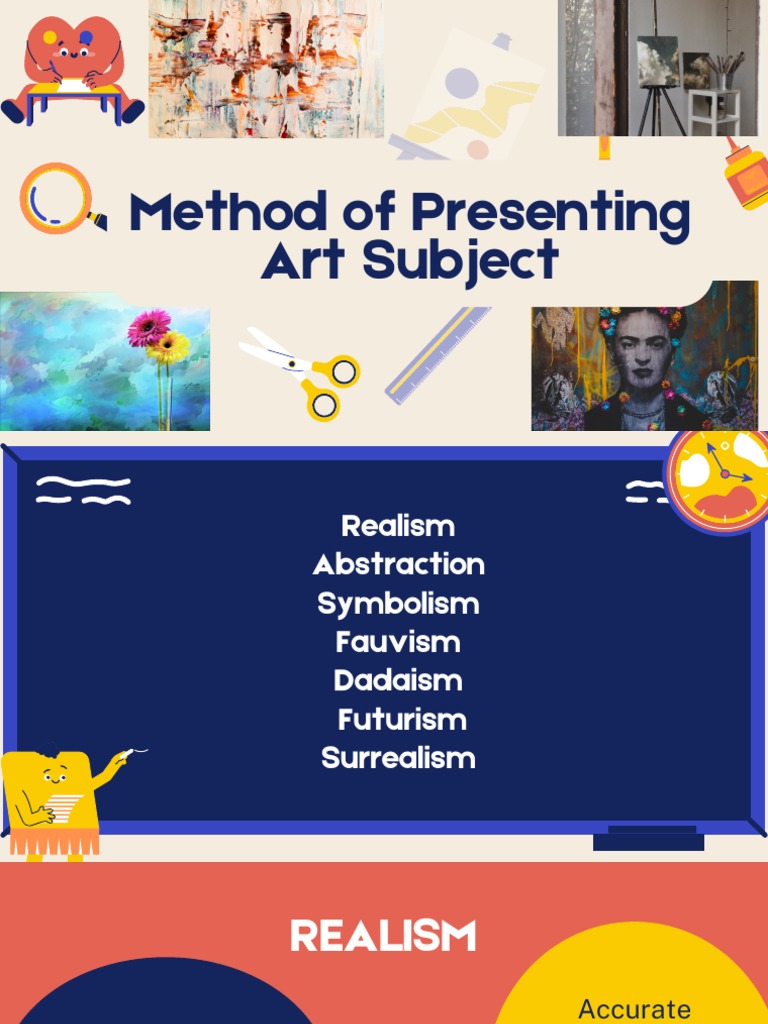 Method of Presenting Art Subject | PDF | Realism (Arts) | Abstract Art
