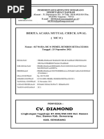 Berita Acara Mutual Check MC 100% | PDF | Pengelolaan Keuangan & Uang ...