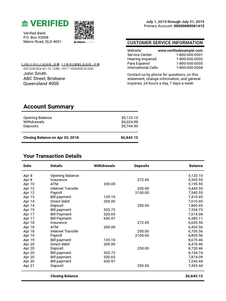 Bank-Statement RGB | PDF | Deposit Account | Debit Card