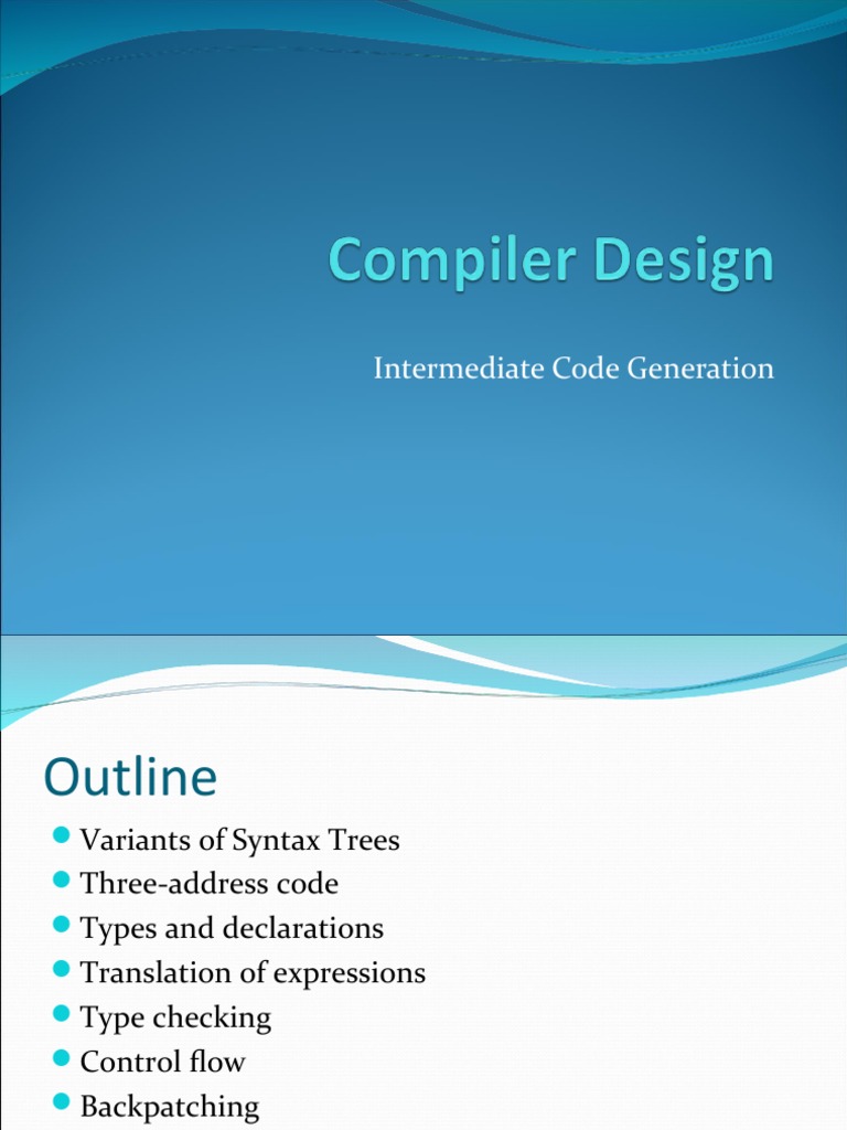 Intermediate Code Generation Pdf Boolean Data Type Compiler 9610