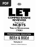 LET Answer Sheet V1.0 | PDF | Test (Assessment) | Computing