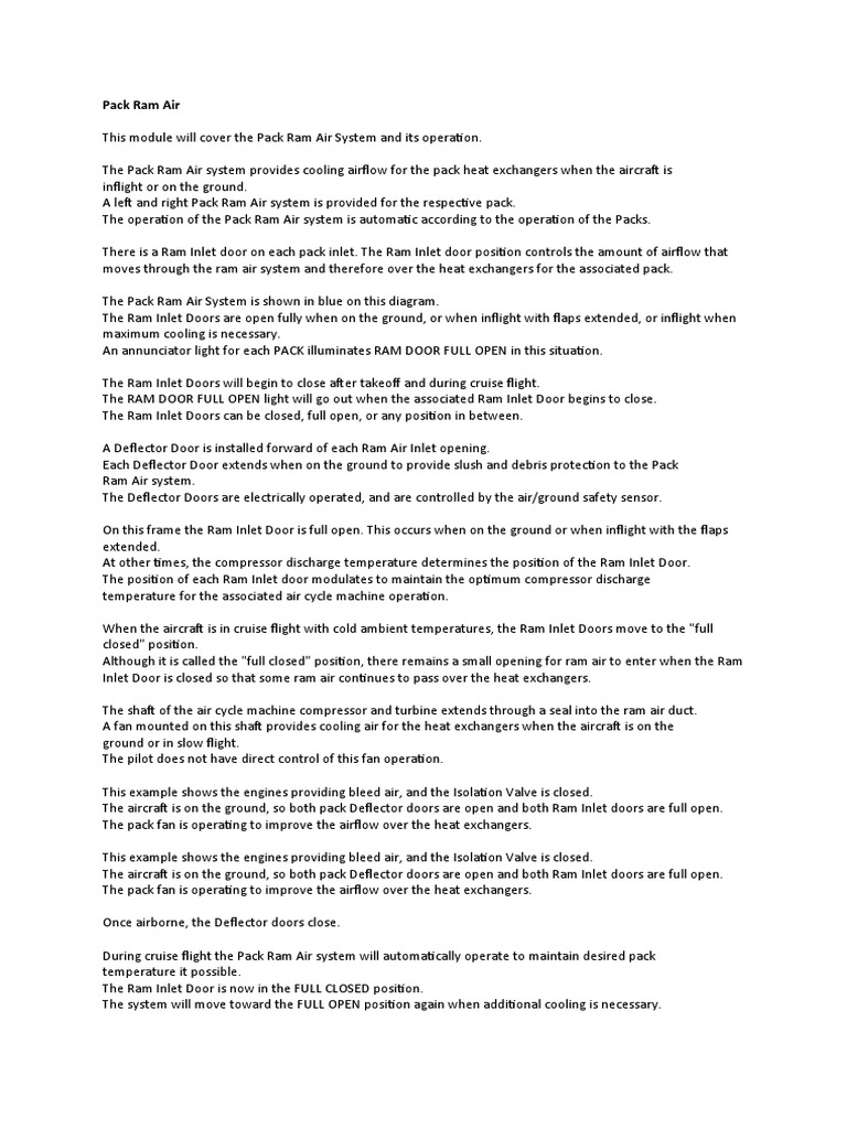 B737-800 Air Conditioning | PDF | Valve | Heat Exchanger