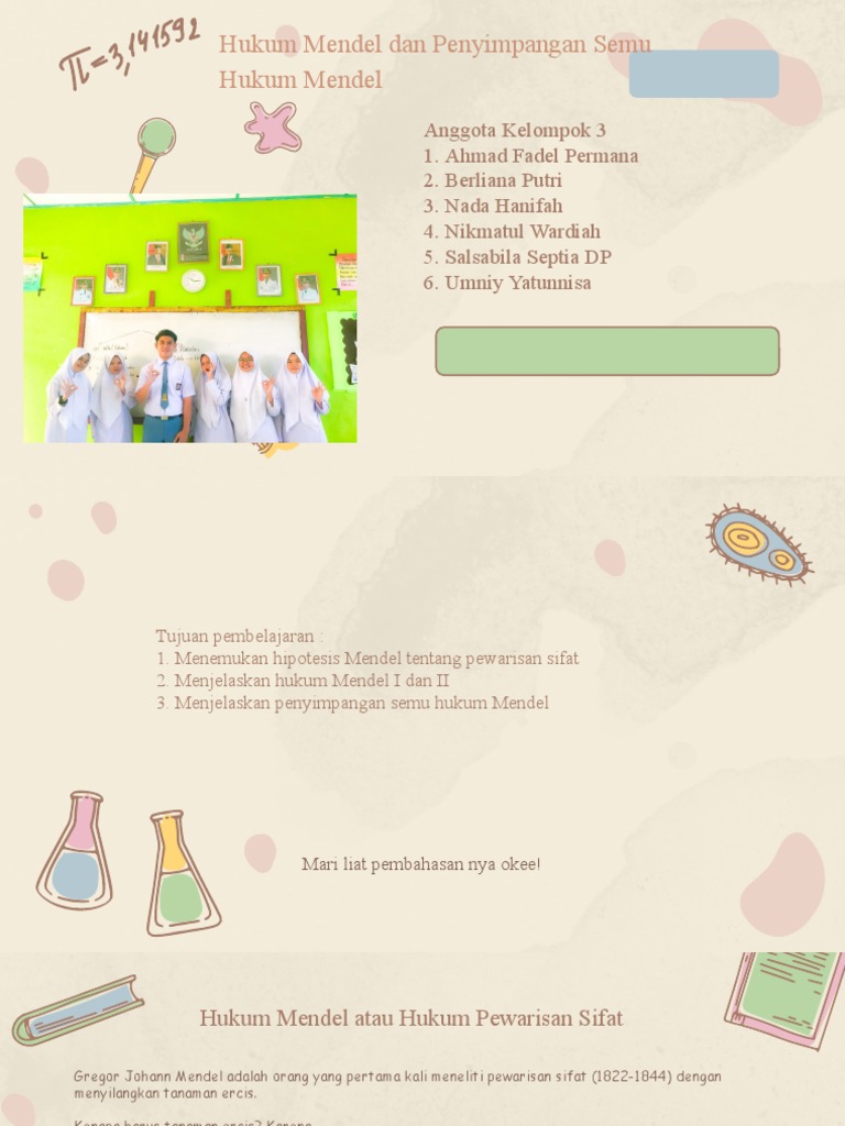 Kelompok 3 Hukum Mendel Dan Penyimpangan Semu Hukum Mendel | PDF Kelompok 3 Hukum Mendel Dan Penyimpangan Semu Hukum Mendel | PDF