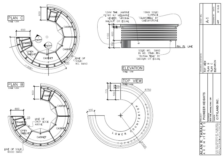 Reception Counter Fin Details-A-1 | PDF