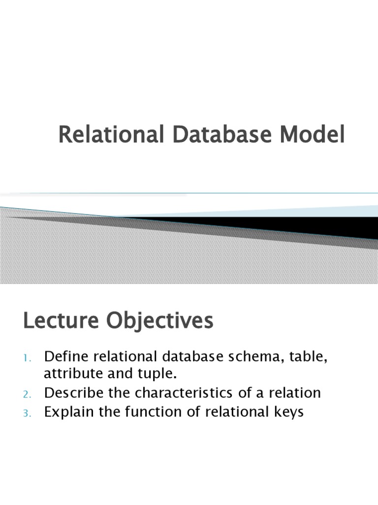 Relational Model | PDF | Relational Model | Relational Database