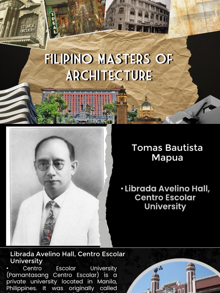 Filipino Masters in Architecture | PDF | Manila | Philippines