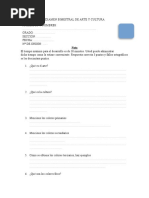 Examen Arte | PDF | Color | Composición (artes visuales)
