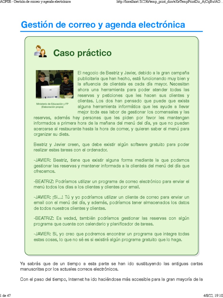 SMR AOF08 Contenidos 2022 VI | PDF | ciberespacio | Desarrollo de software