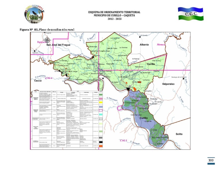 Mapa Veredal Curillo PDF | PDF