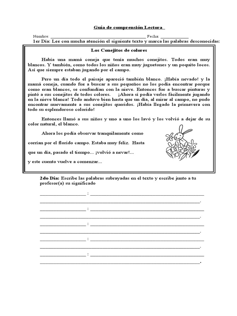 Comp. Lect Miercoles y Tarea | PDF