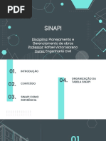 Tabelas Sinapi 2025 - Vobi | PDF | Gestão de relacionamento com o ...