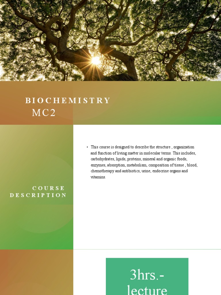 Week 1 - BIOCHEMISTRY INTRO | PDF | Biochemistry | Chemistry