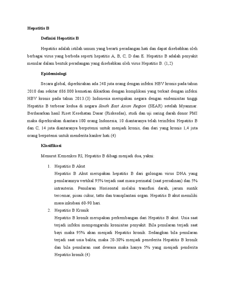 MENGERTI ETIOLOGI DAN PATOFISIOLOGI HEPATITIS B | PDF