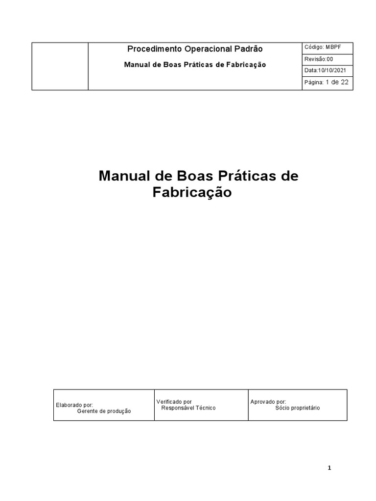 Manual de BPF - Moinho de Farinha de Trigo | PDF | Desperdício | Embalagem e rotulagem