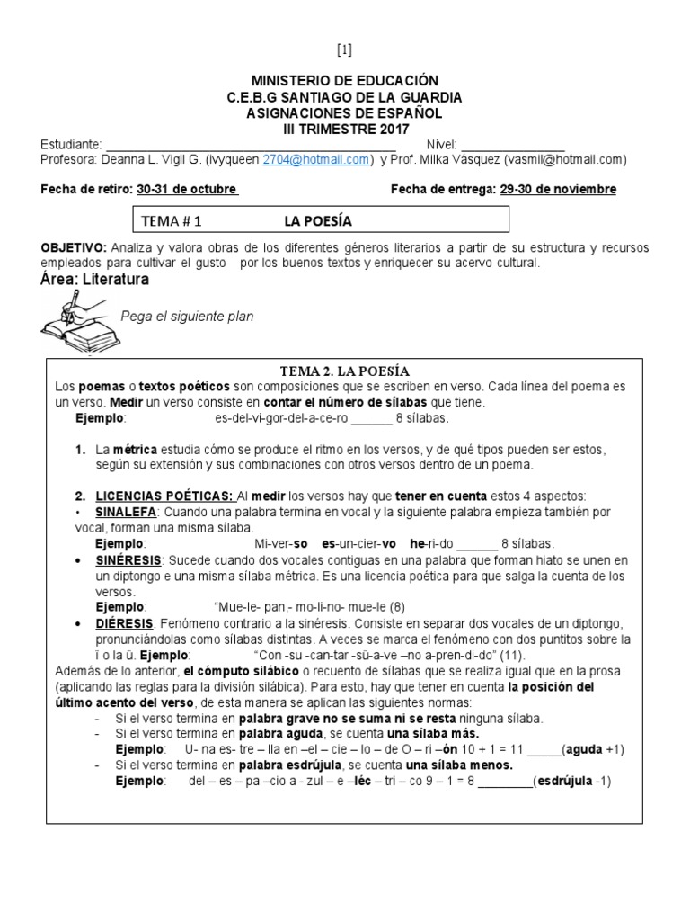 Análisis de la poesía y sus elementos métricos | PDF | Poesía | Rima