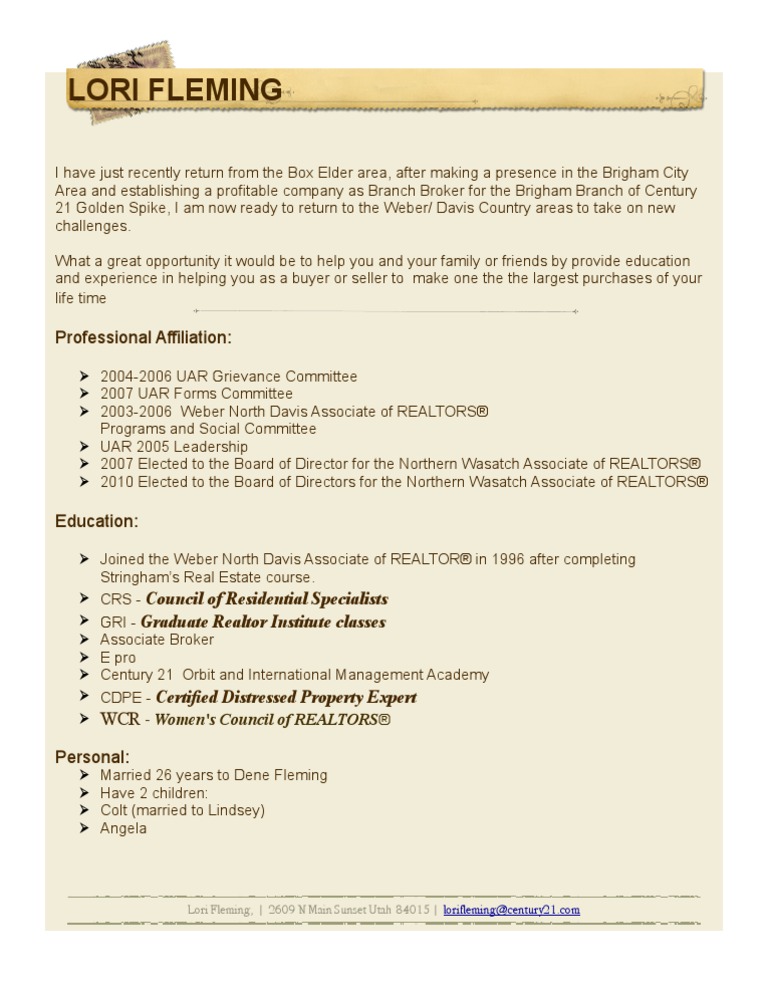 Lori Resume 1 | PDF | Career & Growth | Business