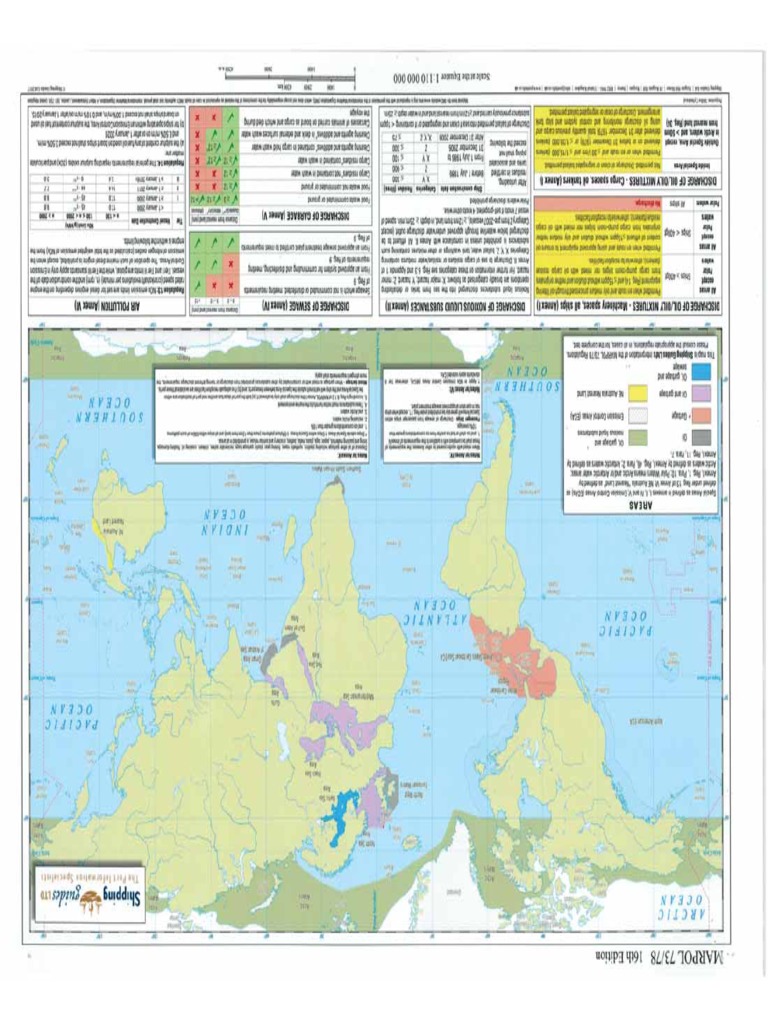 Marpol Special Area 16th Ed Chart | PDF