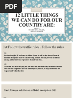 12 Little Acts of Patriotism in PH | PDF