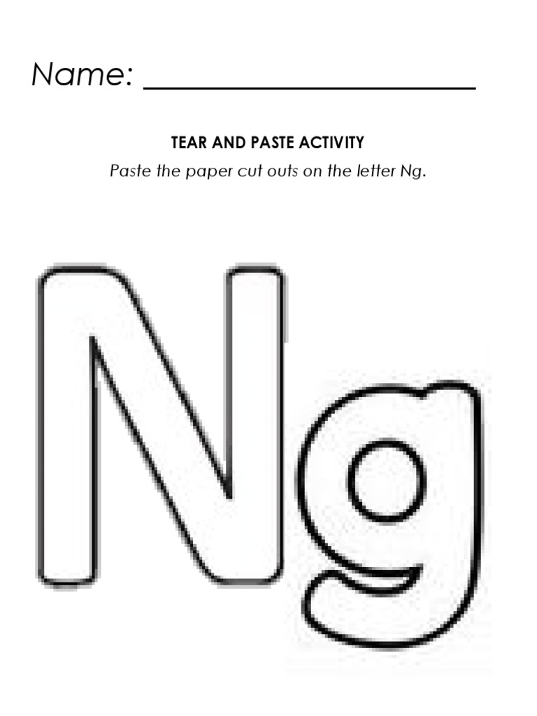 NG Worksheet | PDF