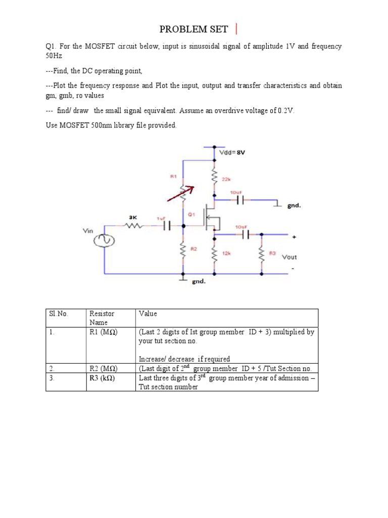 Prob Sets | Download Free PDF | Amplifier | Electrical Impedance