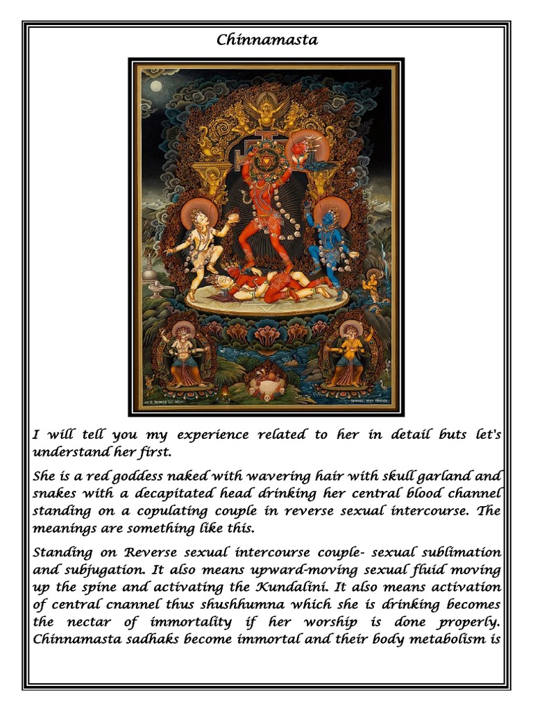 Chinnamasta | PDF | Indian Religions | Tantra