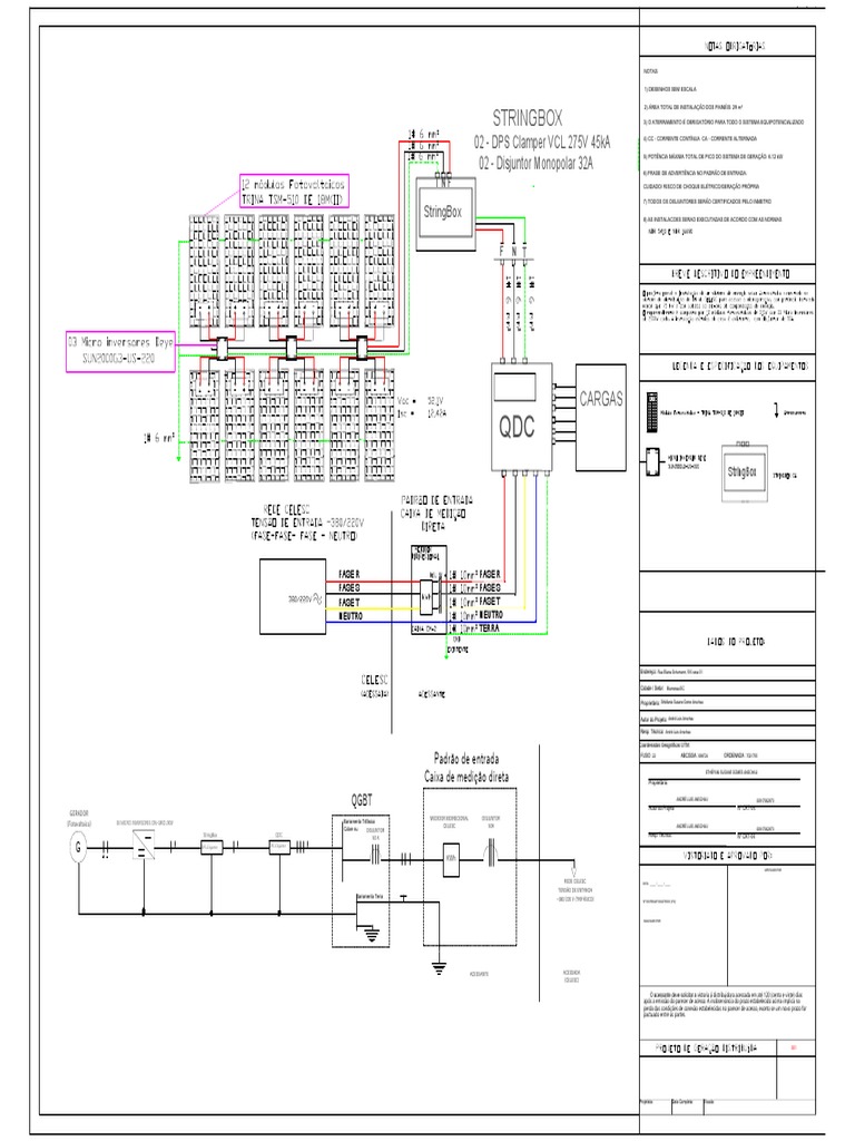 Diagrama Unifilar e Multifilar | PDF | Quantidade | Energia elétrica