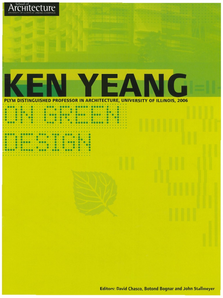 Ken Yeang Complete Monograph PDF | PDF