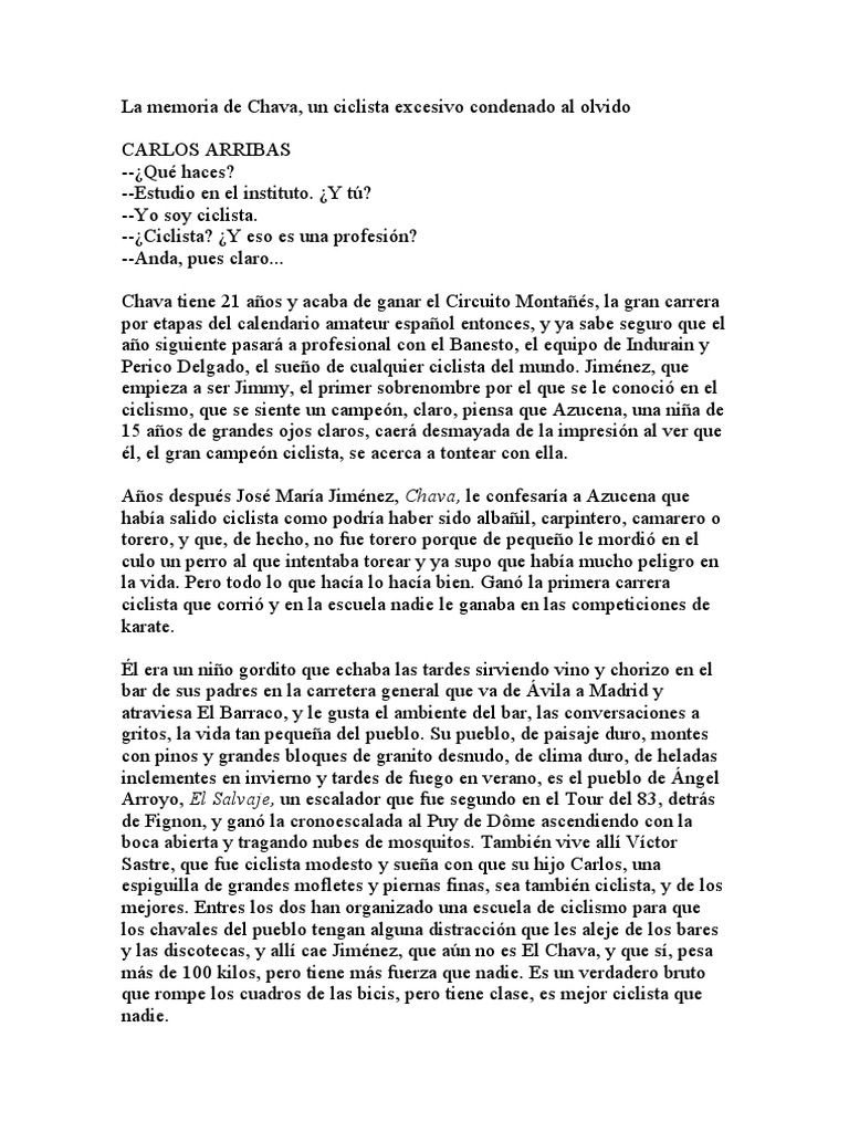 Una Vida de Chava | PDF