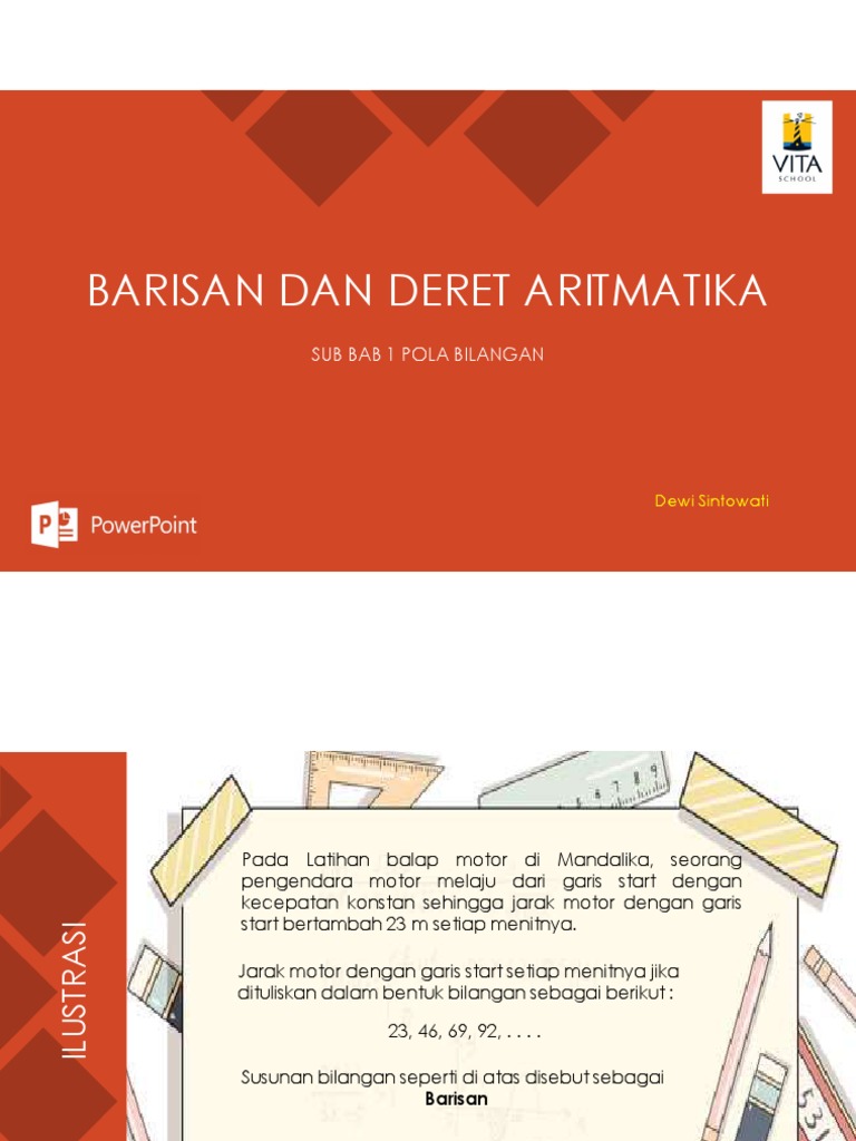 Barisan dan Deret Aritmatika | PDF | Metode & Bahan Ajar
