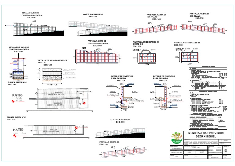 Detalles Constructivos de Rampas | PDF