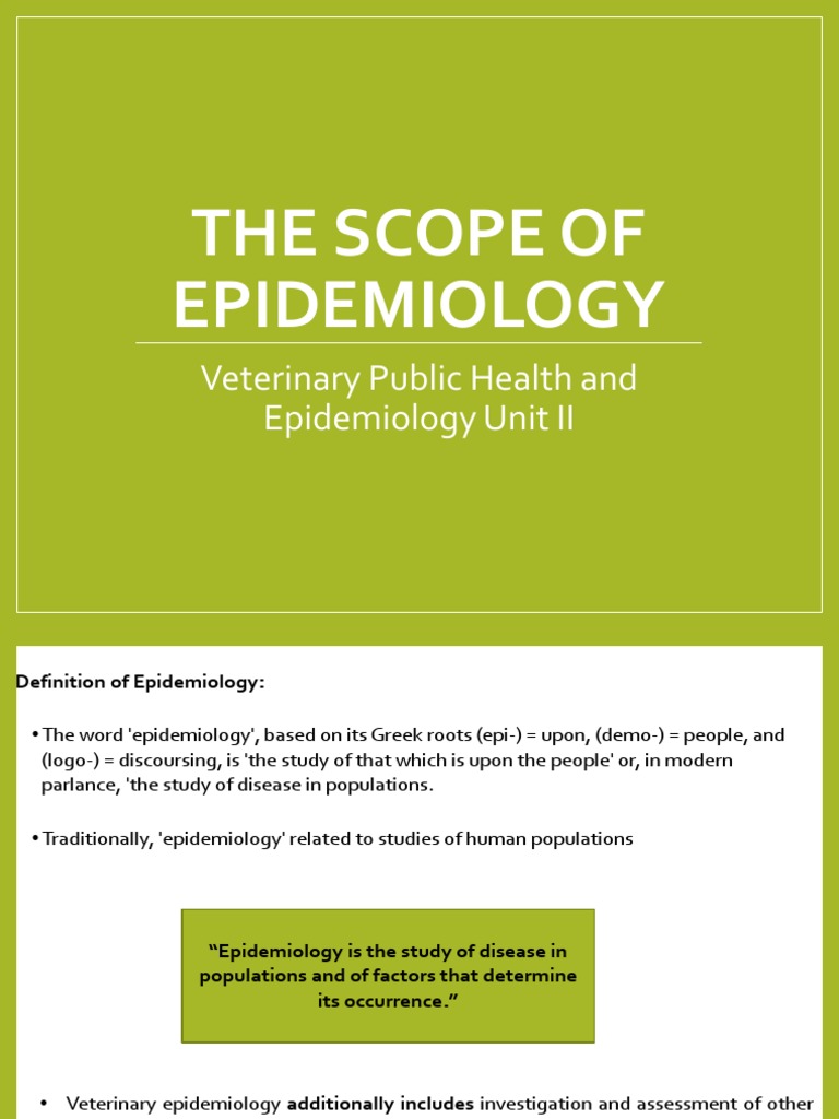 Definition and Aim of Epidemiology | PDF | Epidemiology | Confounding