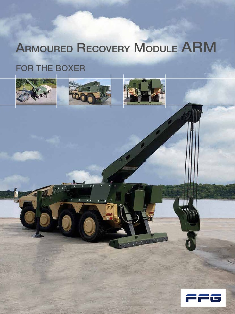 Boxer Armoured Recovery Module | PDF | Crane (Machine) | Vehicles