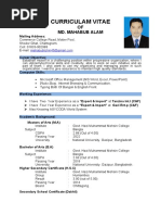 Standard CV Formats for Bangladesh | PDF | Bangladesh | Dhaka