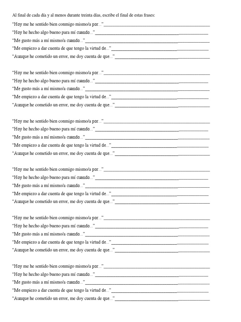 Frases Autoestima | PDF