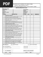 PSV For Testing Calibration Form (Empty) | PDF | Leak | Calibration