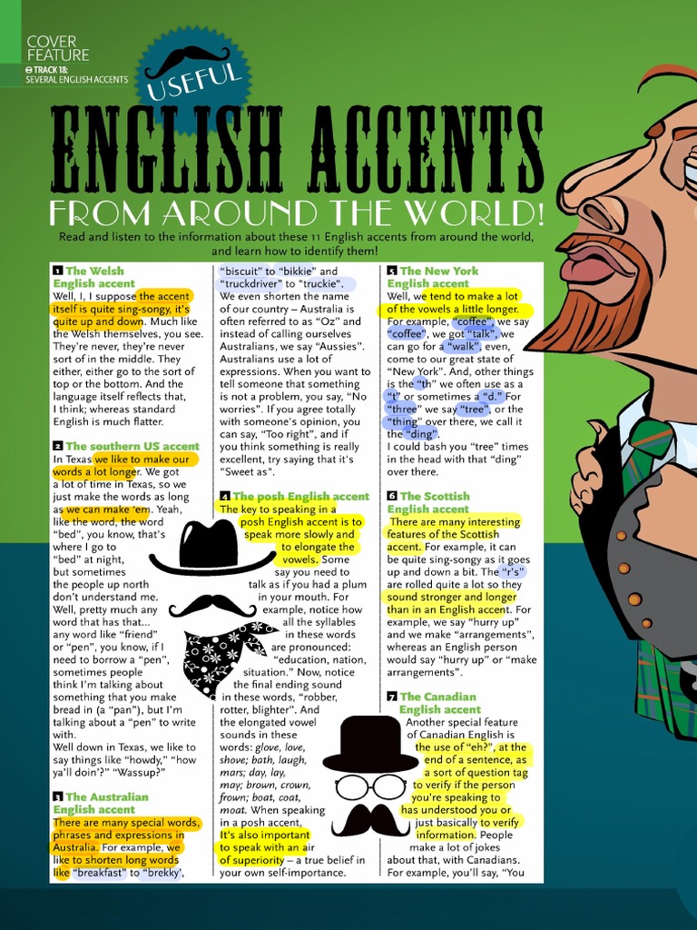 English Accents From Around The World | PDF